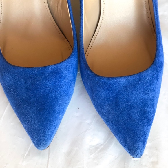 J. Crew | Shoes | Jcrew Pumps Heels Electric Blue Bluebird 65 | Poshmark